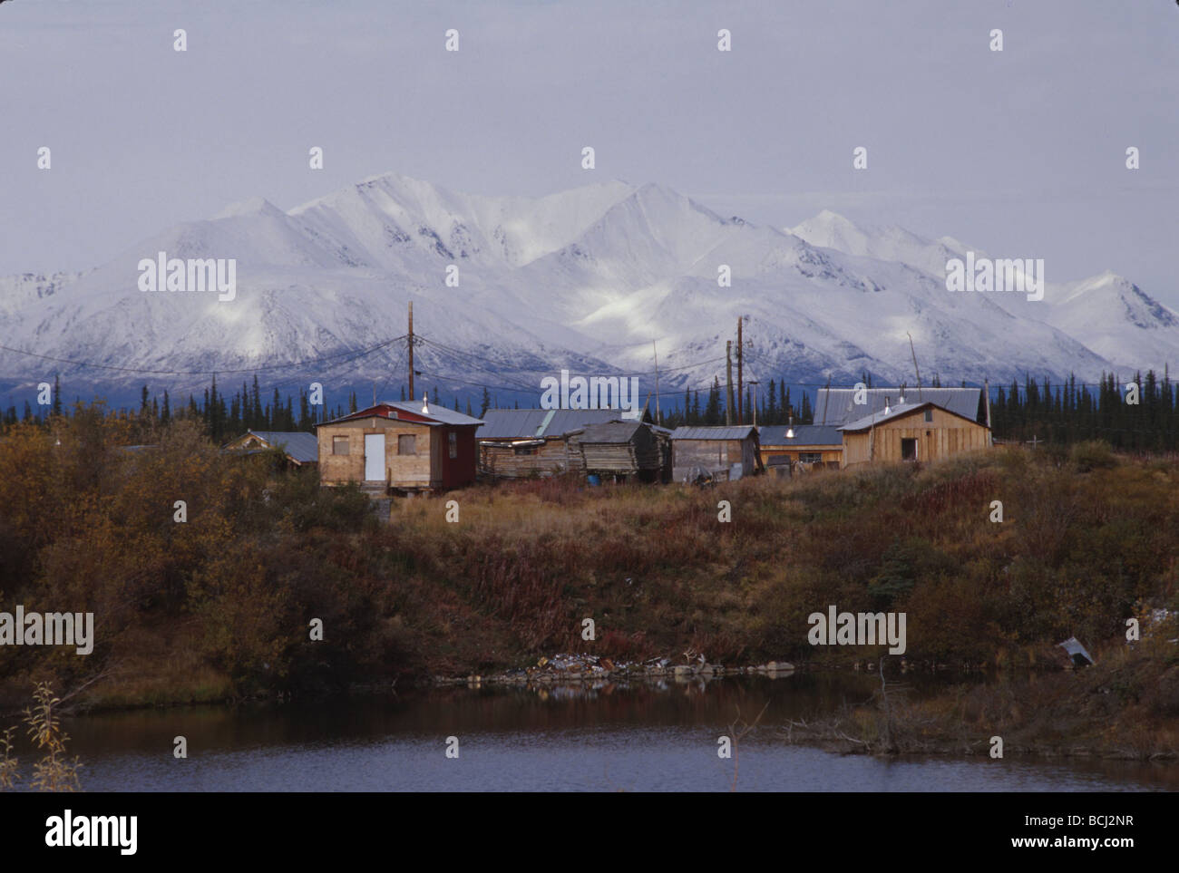 Town Village Arctic Alaska Stock Photos & Town Village Arctic Alaska ...
