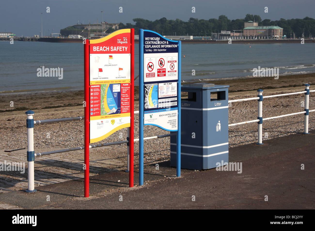 Regulations signs on Esplanade, Weymouth, Dorset, UK Stock Photo - Alamy