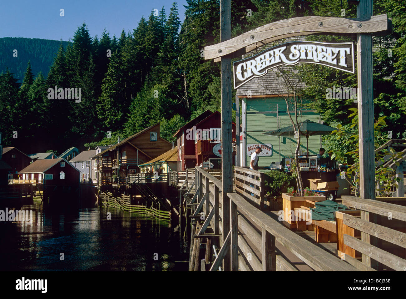 Creek Street Ketchikan SE Alaska Summer Stock Photo - Alamy
