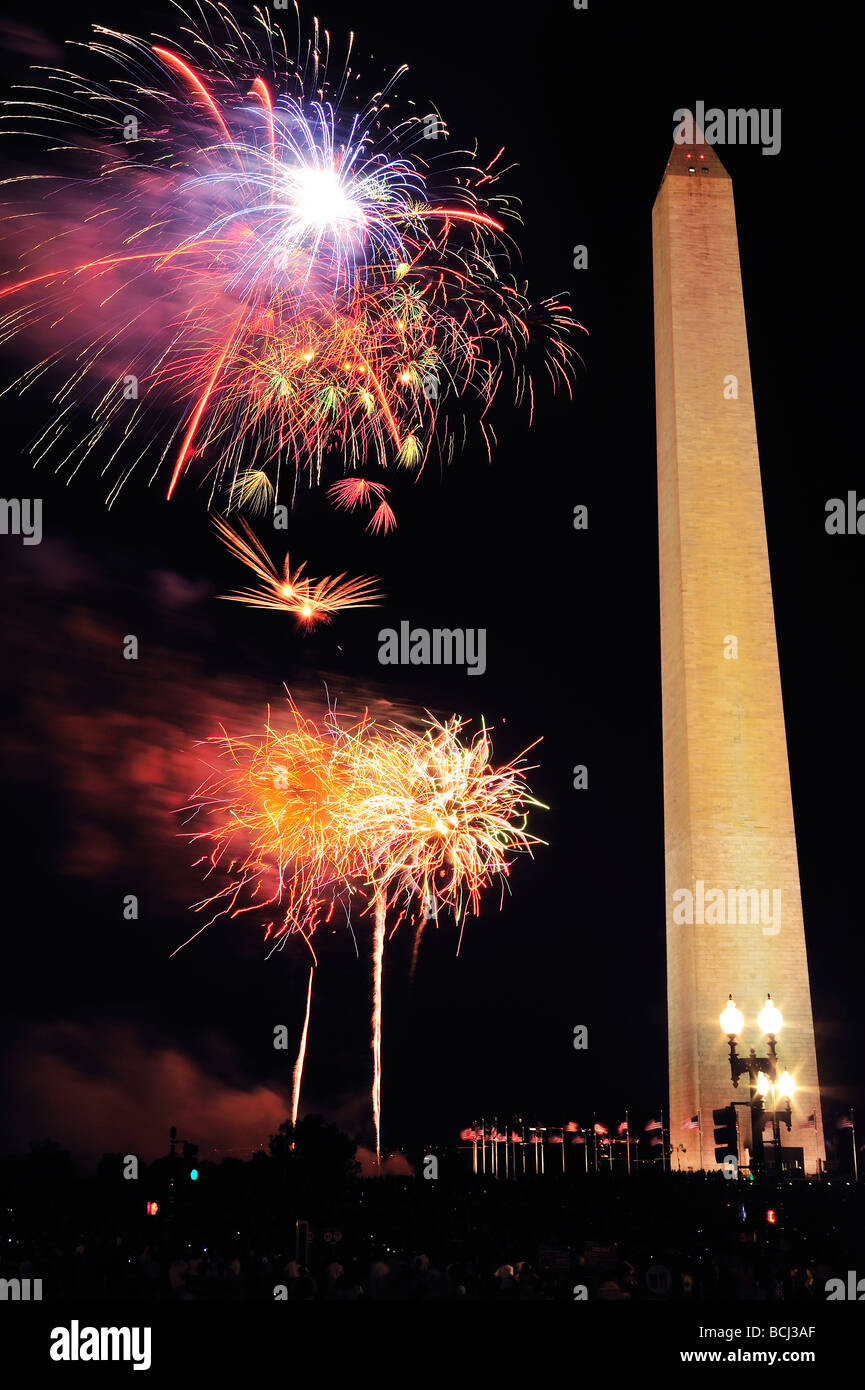 Fourth of july fireworks washington dc hi-res stock photography and ...