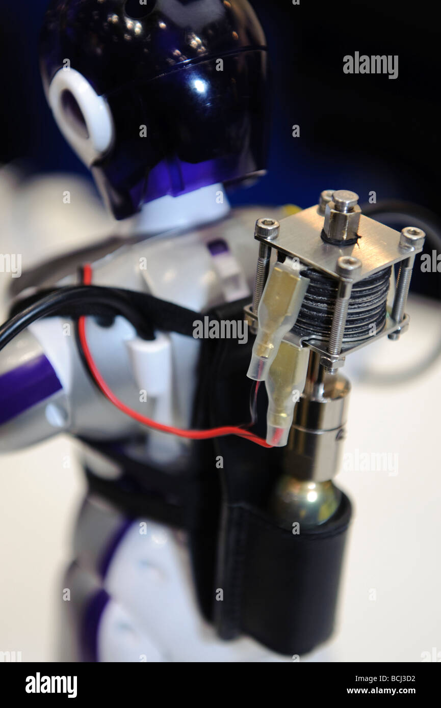 Fuel cell powered robots, Fuel Cell Expo, Tokyo Big Site, Tokyo, Japan ...