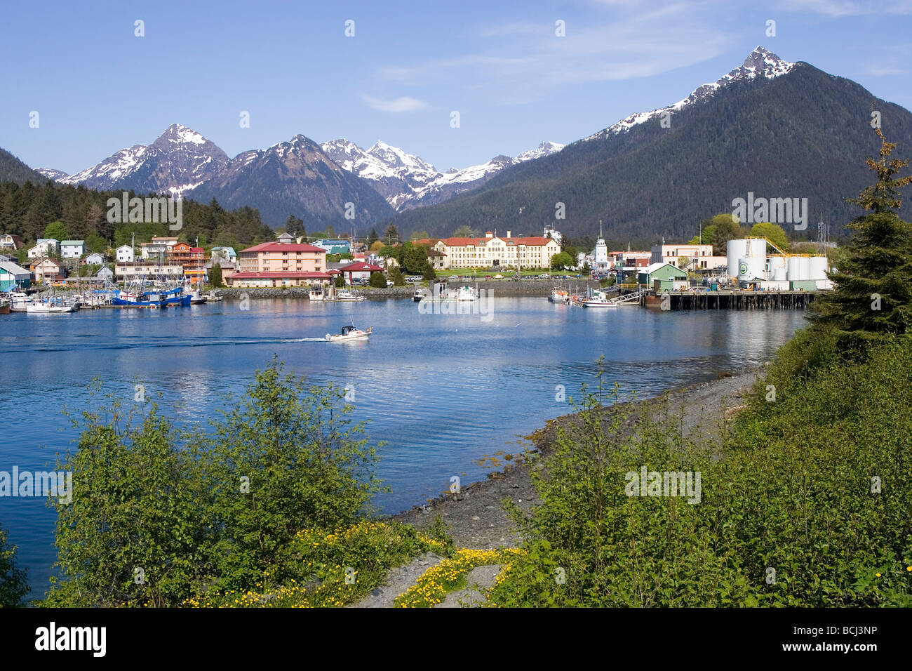 Downtown sitka alaska summer hi-res stock photography and images - Alamy