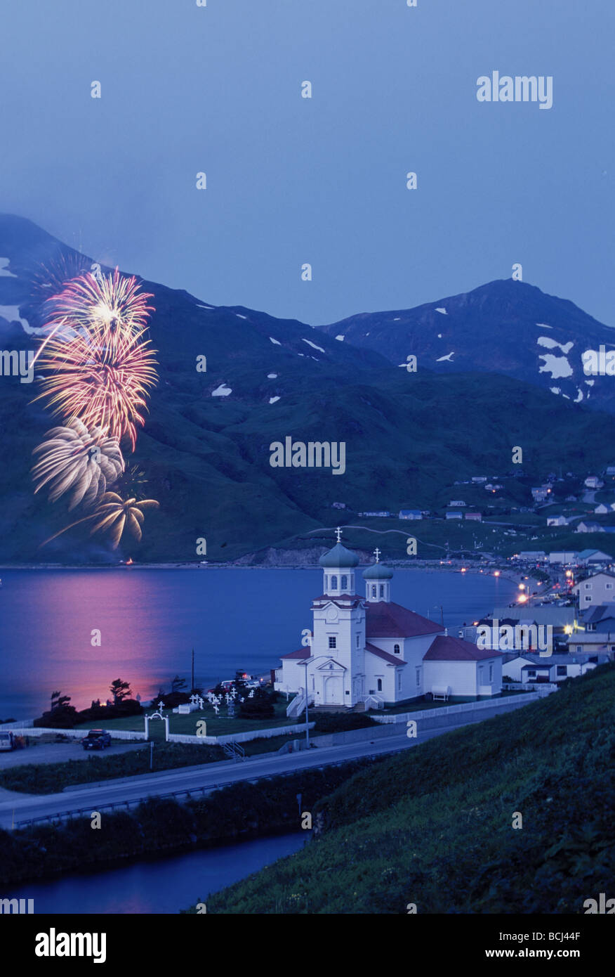 4th of July City of Unalaska Southwestern AK Stock Photo - Alamy