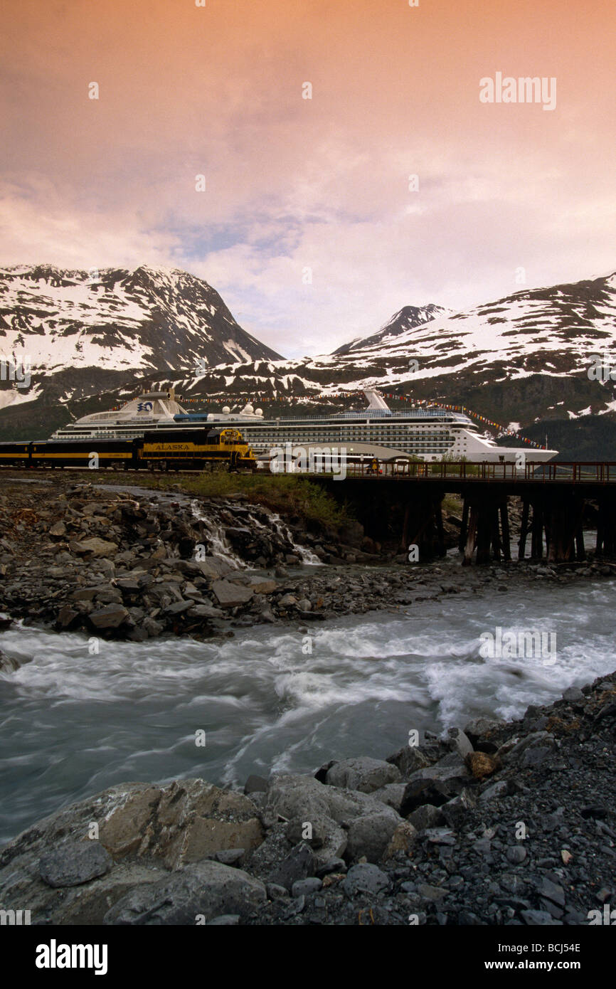 Princess alaska train hi-res stock photography and images - Alamy