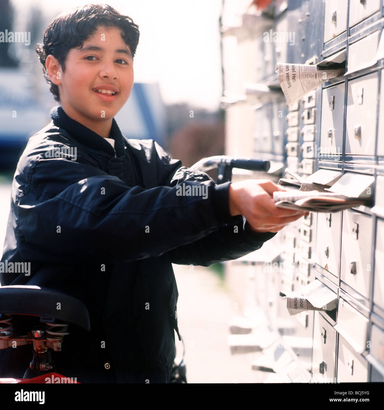 Paper Boy And Newspapers High Resolution Stock Photography and Images ...