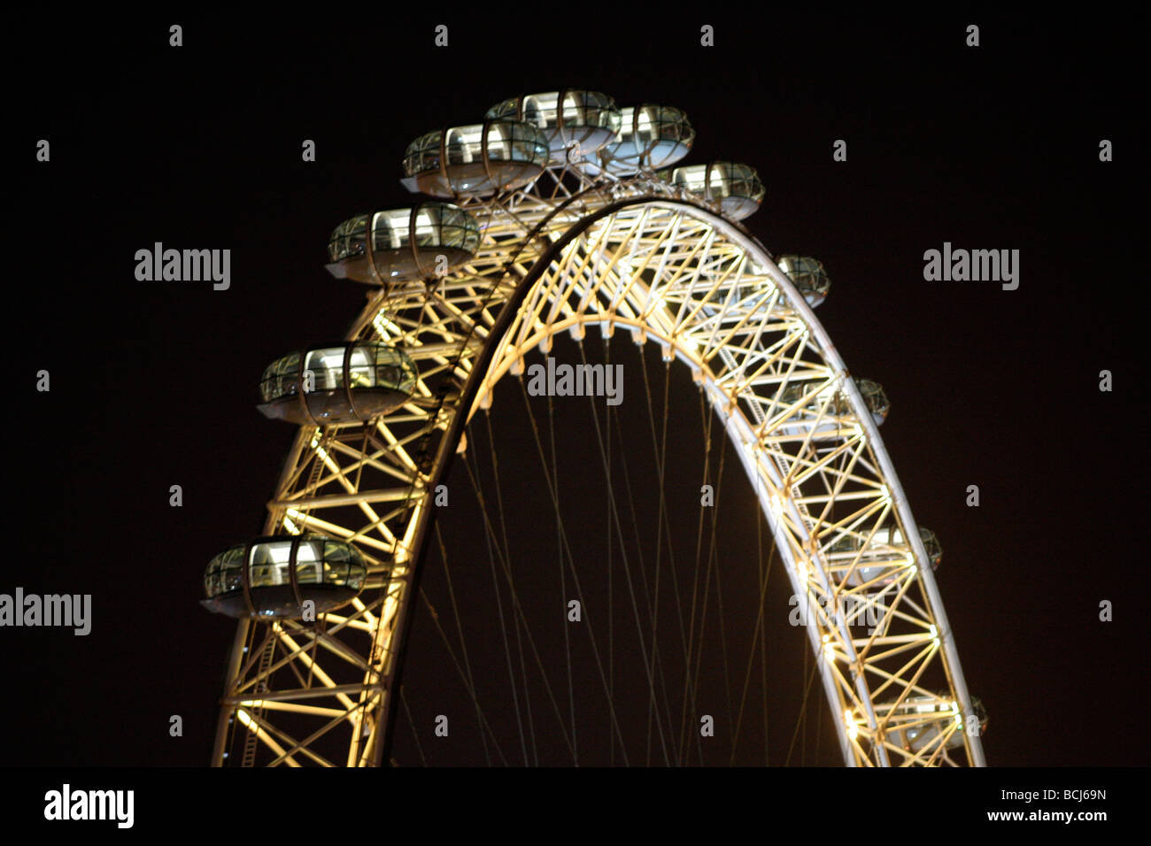 The London Eye at night Stock Photo - Alamy