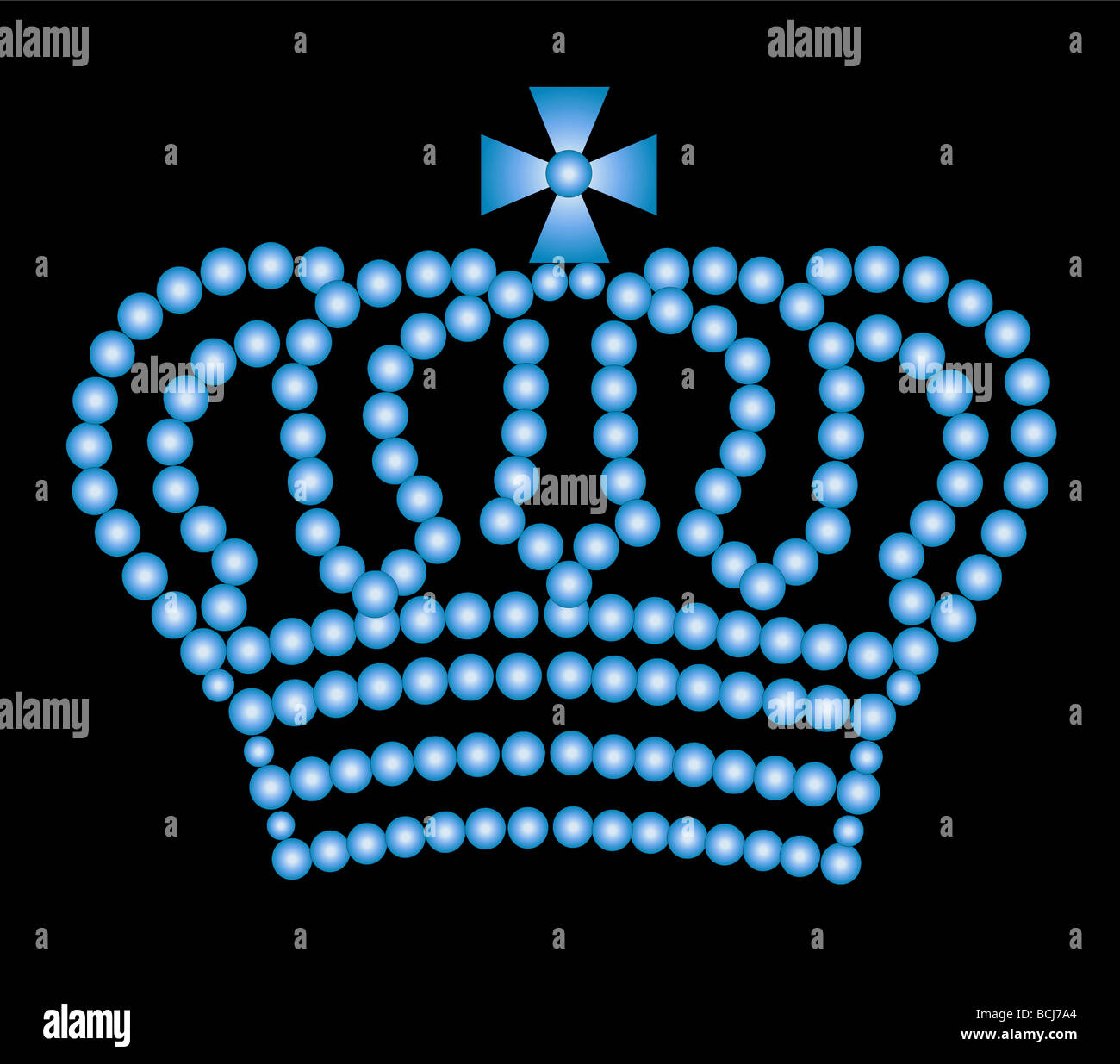 Heraldic Shield - Crown Stock Photo - Alamy