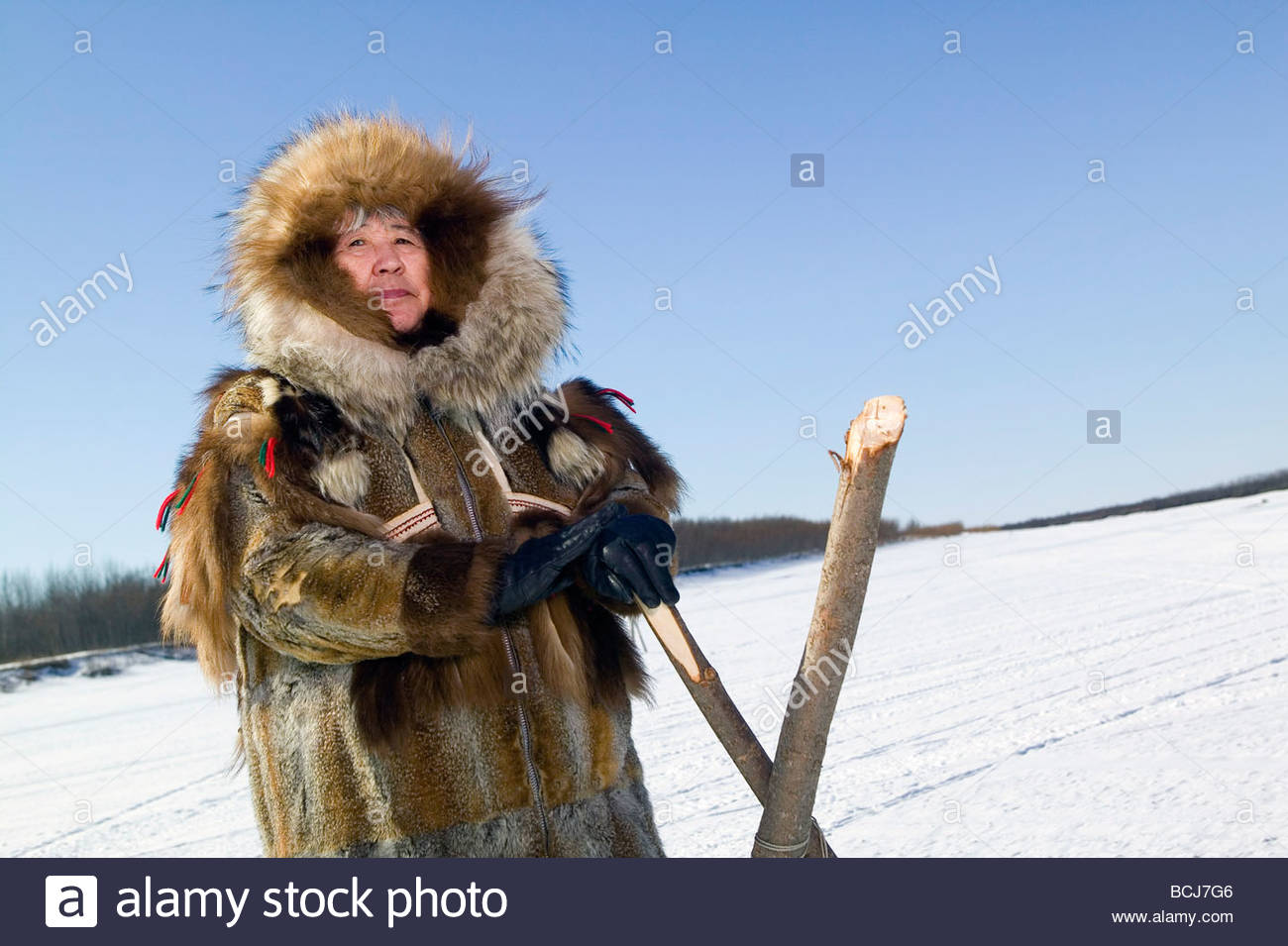 Alaska Native Eskimo Woman In Stock Photos & Alaska Native Eskimo Woman ...