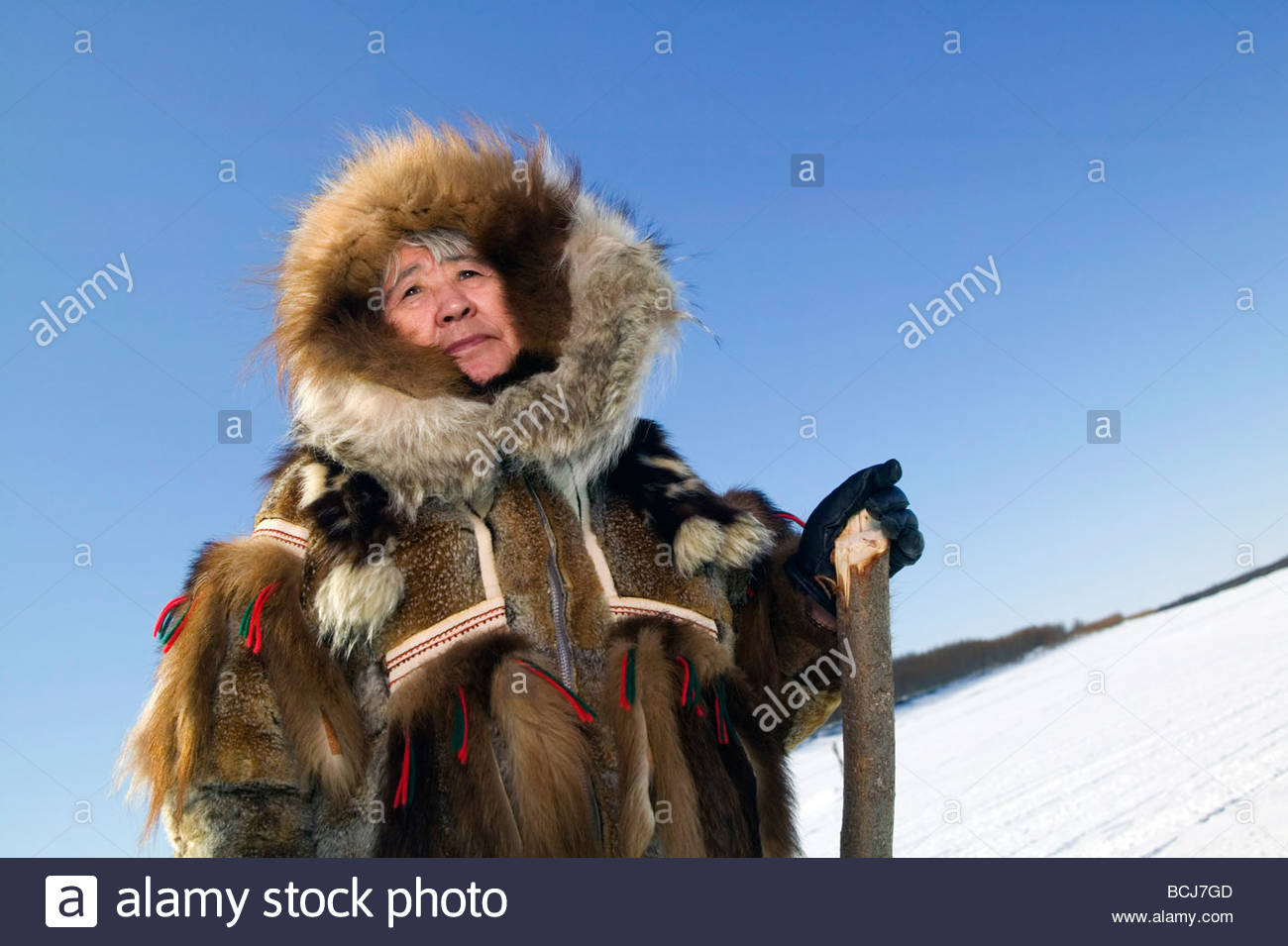Alaska Native Eskimo Woman In Stock Photos & Alaska Native Eskimo Woman ...