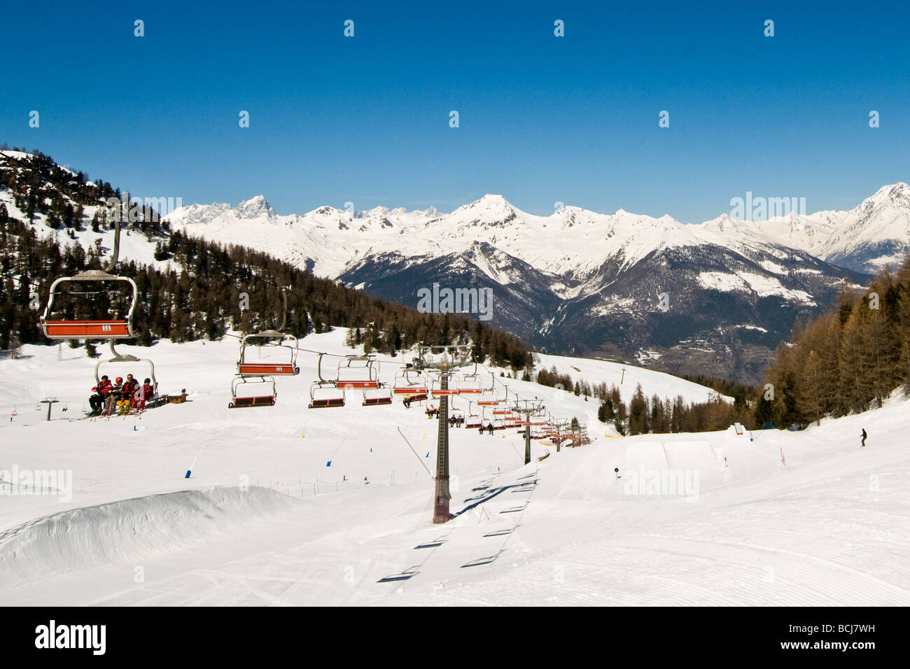 Pila Aosta Italy Stock Photo - Alamy