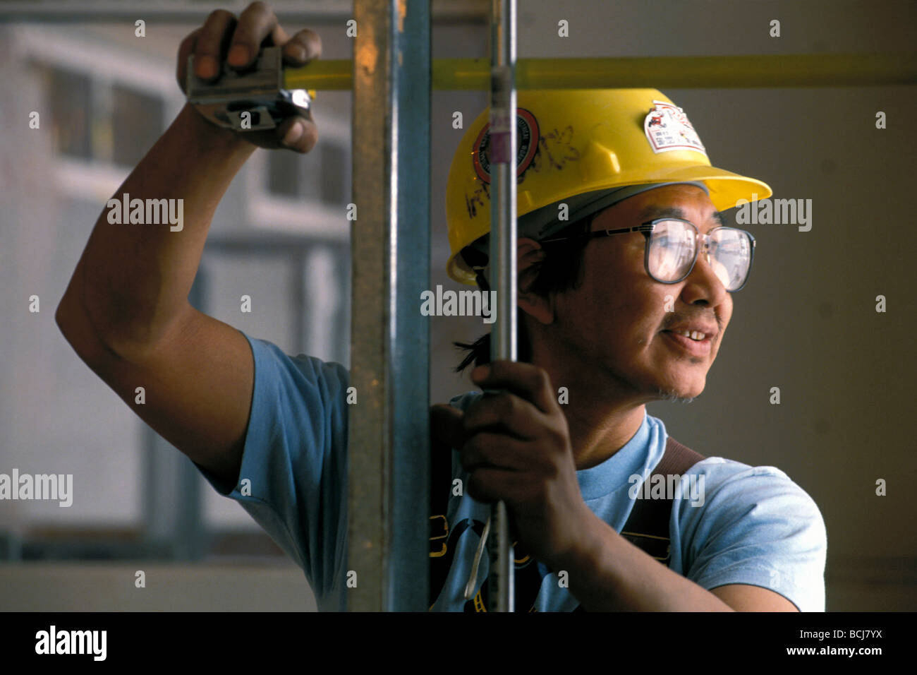 Eskimo worker working at middle school Barrow AK Arctic portrait Stock ...