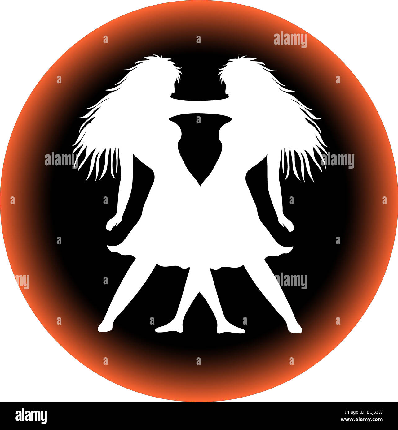 a illustration of a zodiac button gemini Stock Photo - Alamy