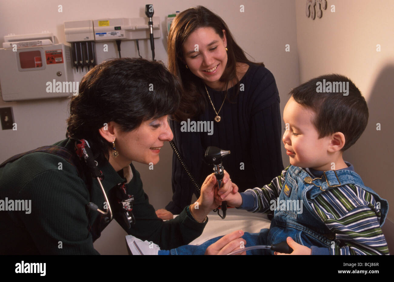 Female Doctor W/Native Boy at Health Clinic SC AK Stock Photo - Alamy