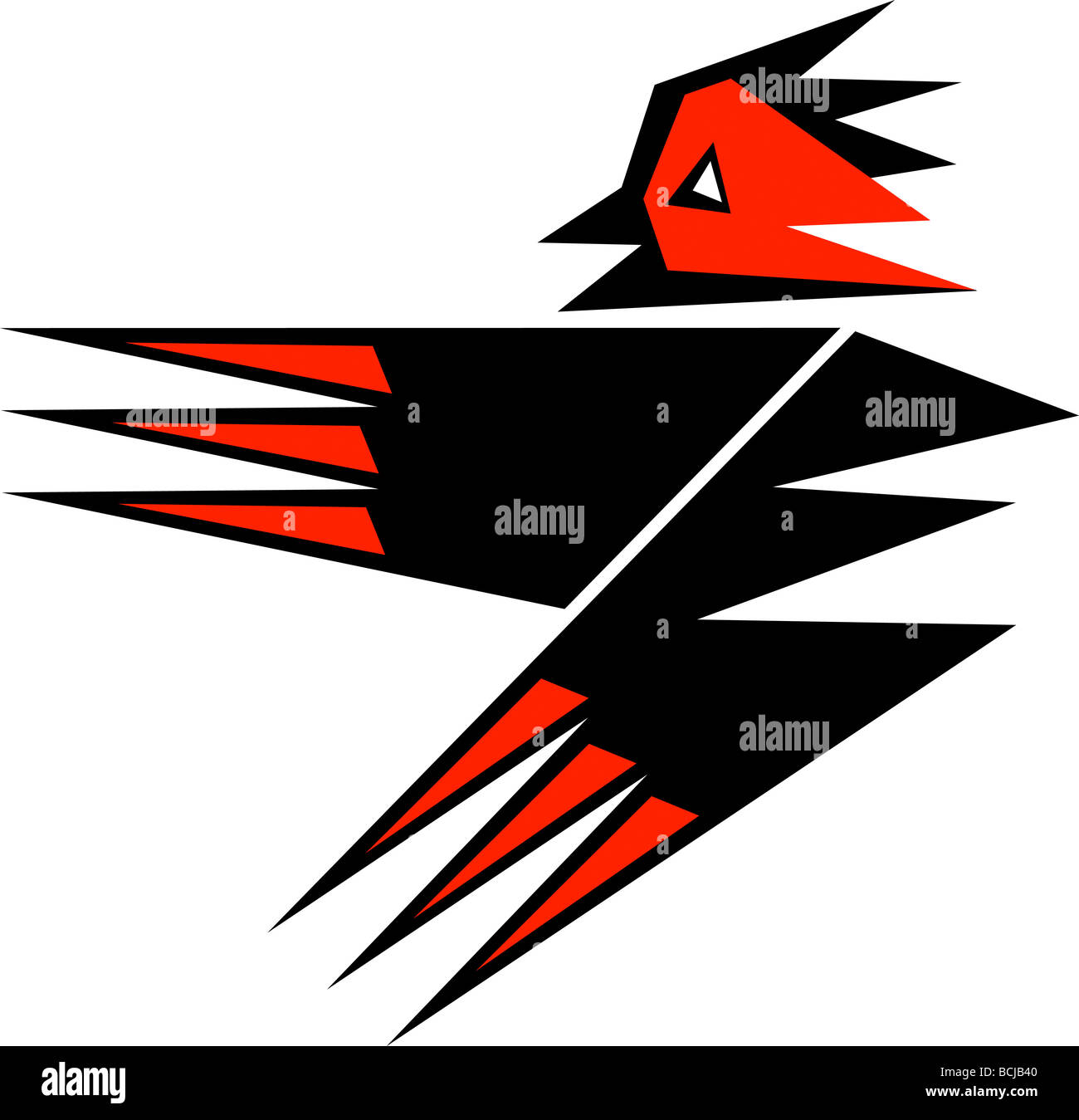 Red bird head Cut Out Stock Images & Pictures - Alamy