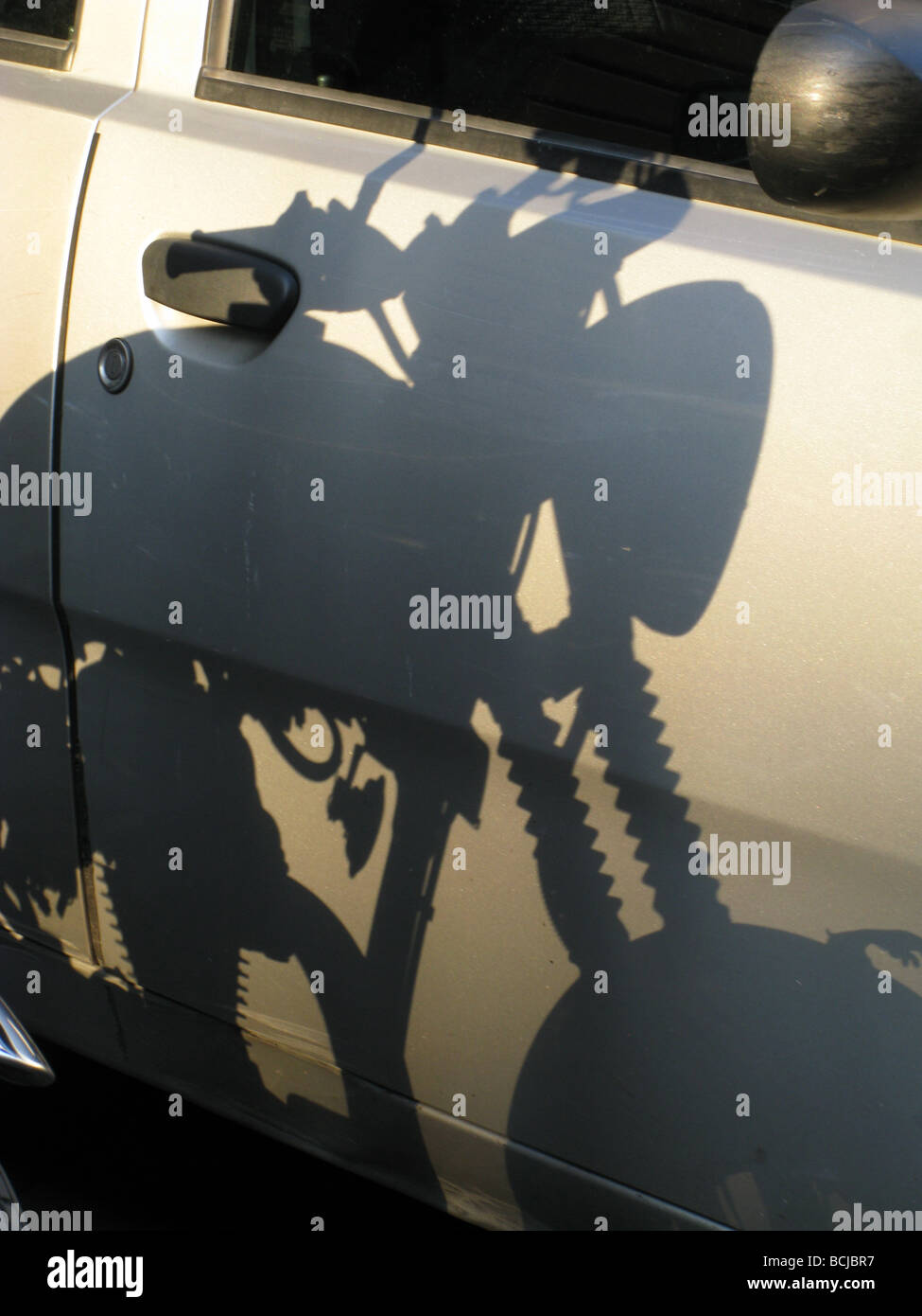 One Car Shadow On Wall High Resolution Stock Photography and Images - Alamy
