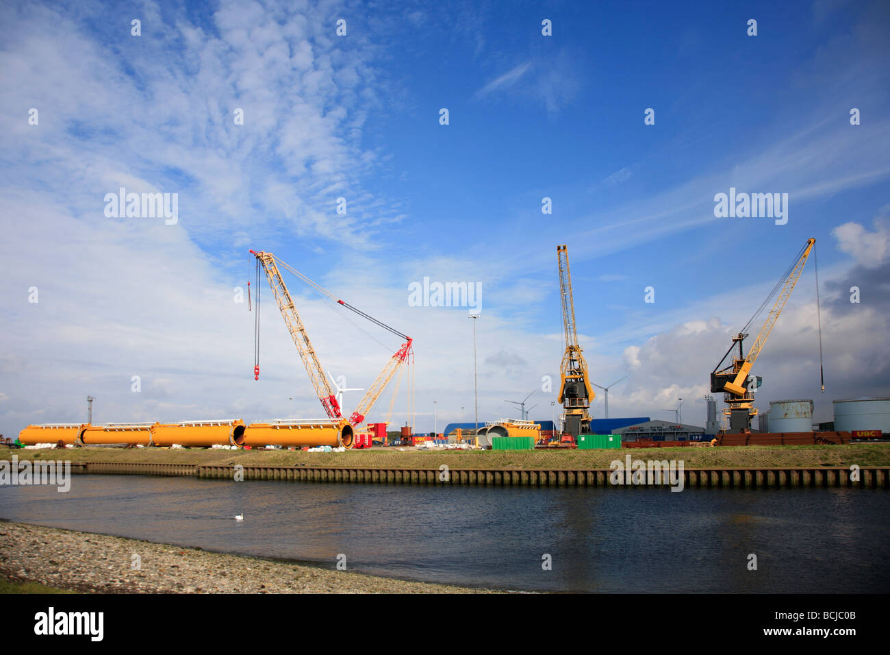 Whitehaven Dockyards Cumbria Coast England UK Stock Photo - Alamy