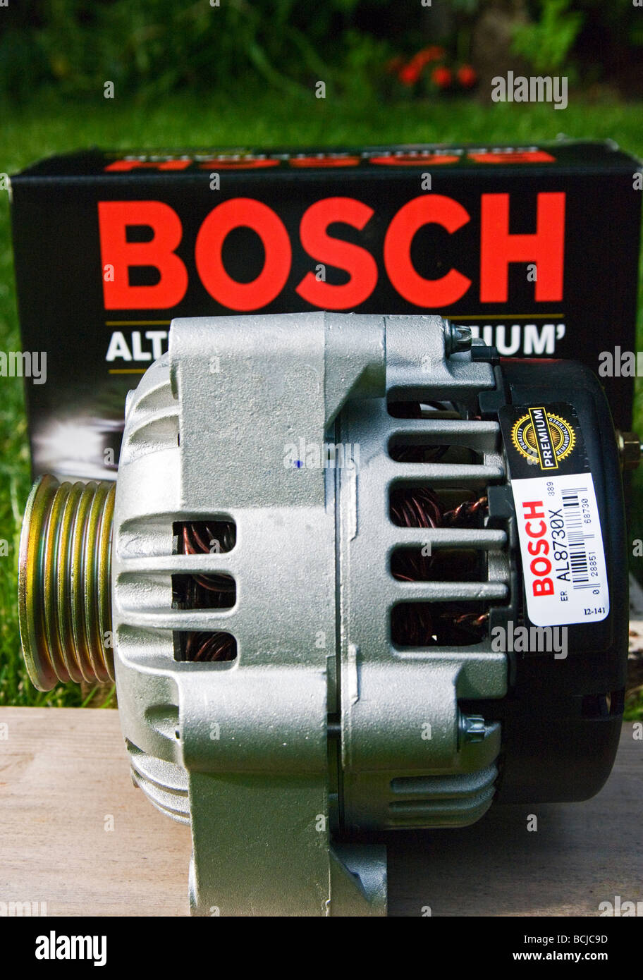 BOSH CAR/TRUCK ALTERNATOR Stock Photo - Alamy