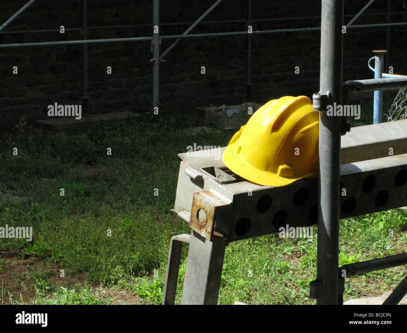 Falling on hard hat hi-res stock photography and images - Alamy