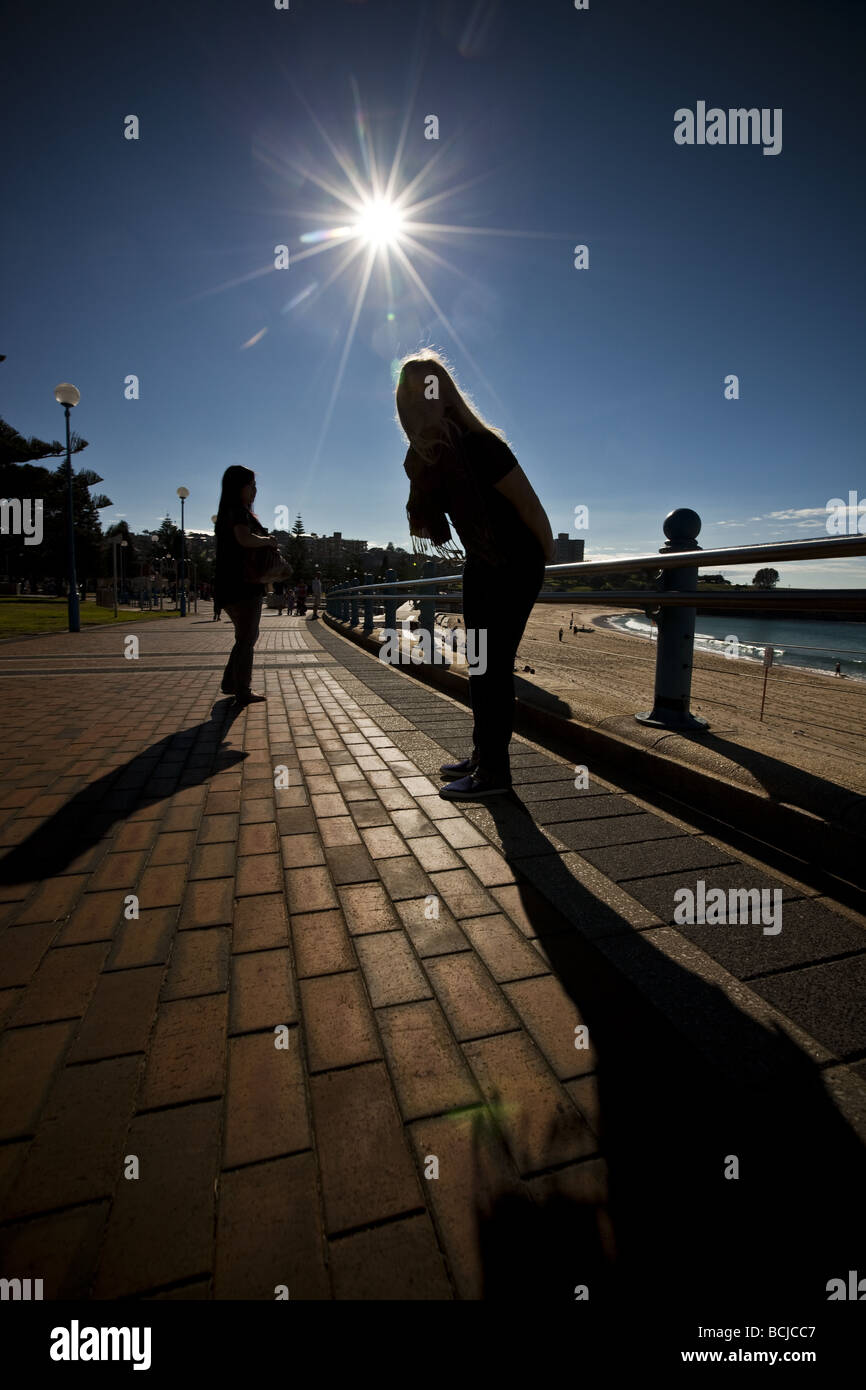Walking in the sun Stock Photo - Alamy