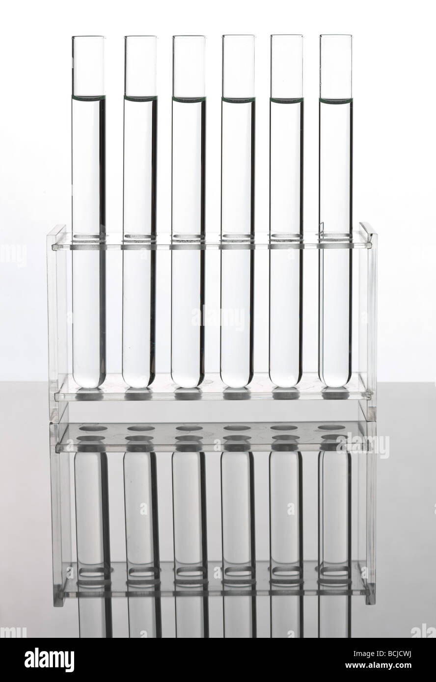 Experiments with laboratory glassware in chemistry Stock Photo - Alamy