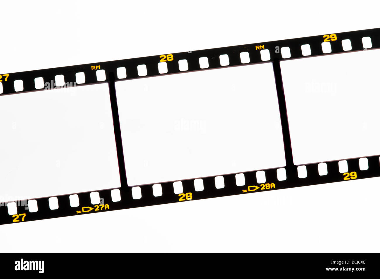 Blank images on a slide film Stock Photo - Alamy