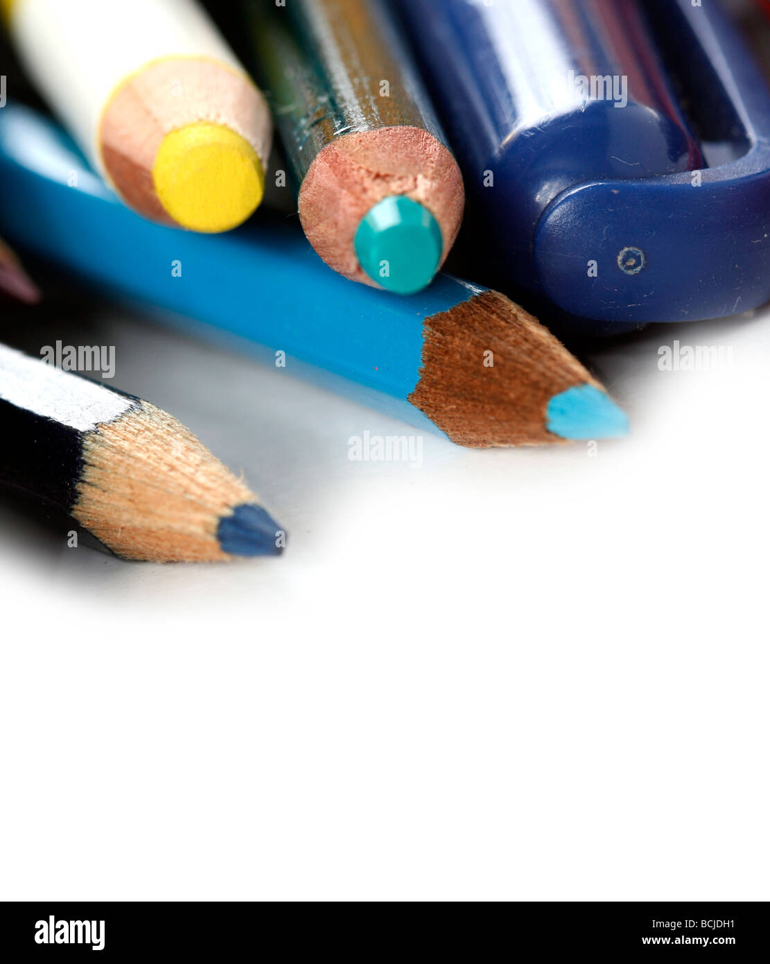 Close-up picture of color pencil Stock Photo - Alamy