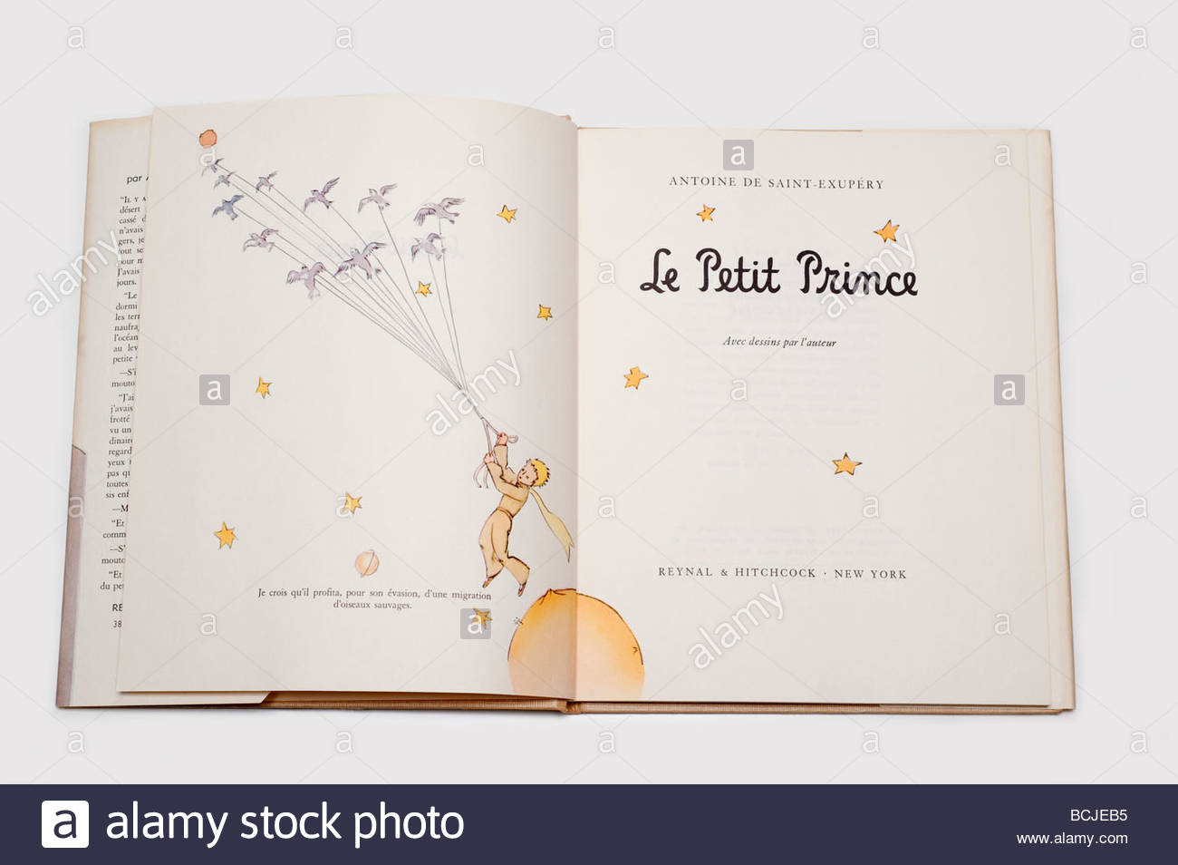 Title page rare first edition copy of Le Petit Prince by French Stock ...