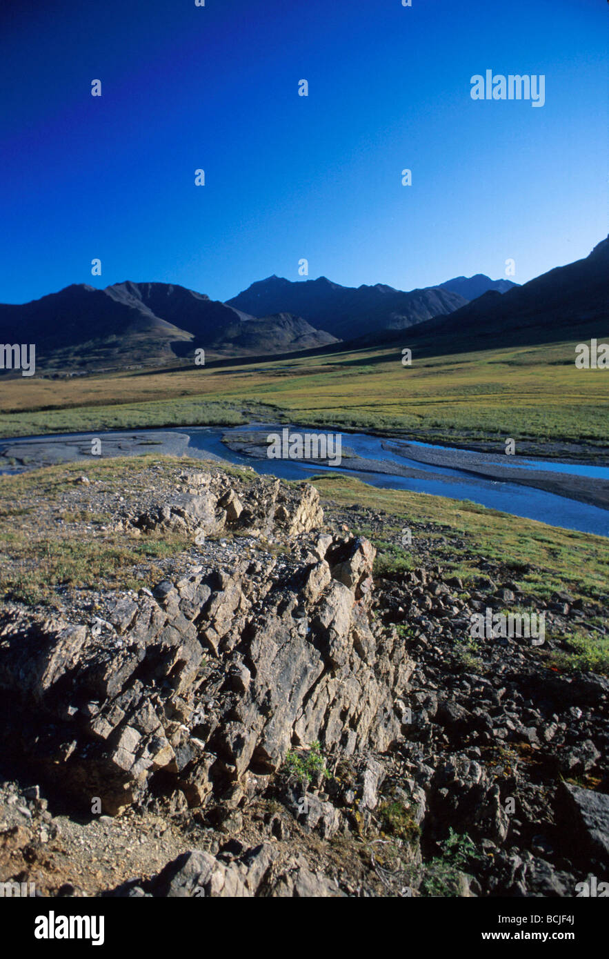 Wind River Landscape ANWR Arctic Alaska Summer Stock Photo - Alamy