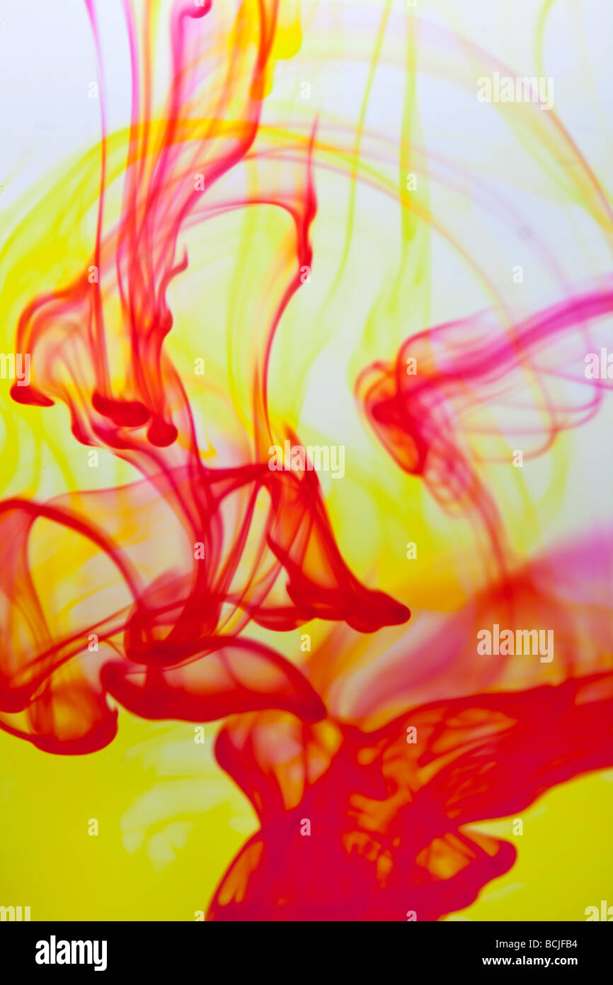 Abstract background of yellow and red color Stock Photo - Alamy
