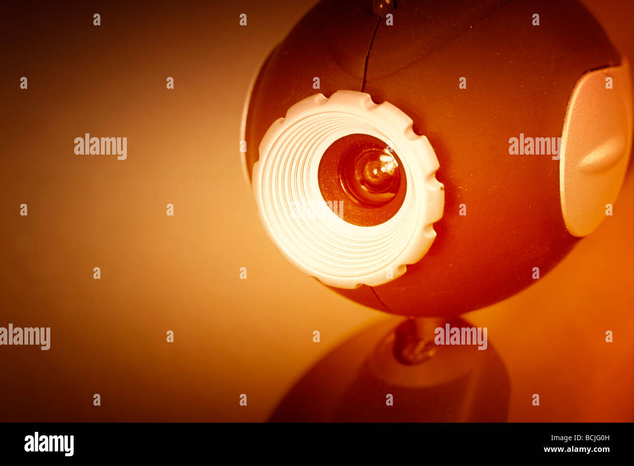 Close-up picture of a web camera Stock Photo - Alamy