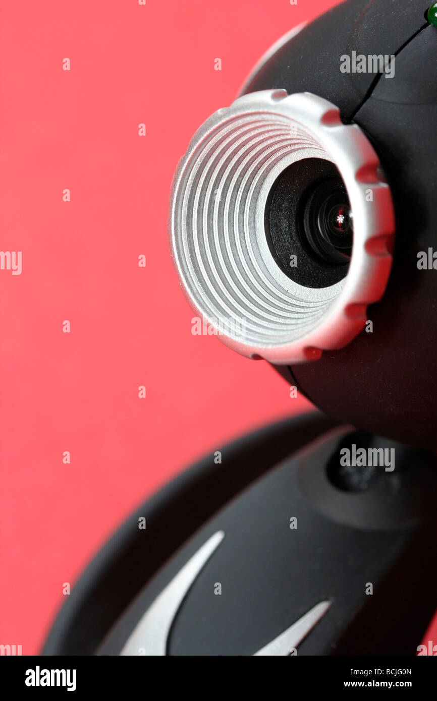 Close-up picture of a web camera Stock Photo - Alamy