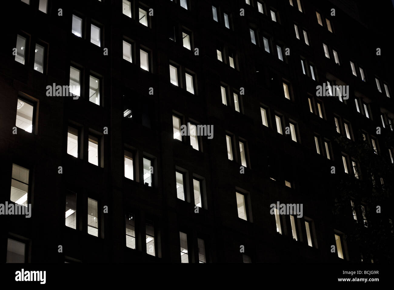 High rise building building lights and lights hi-res stock photography ...