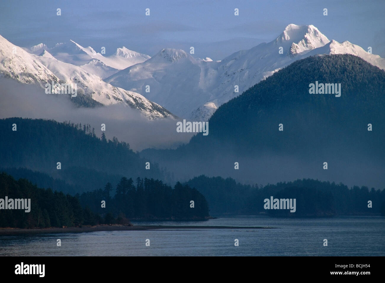 Coast Mountains Southeast Sitka Alaska Stock Photo - Alamy