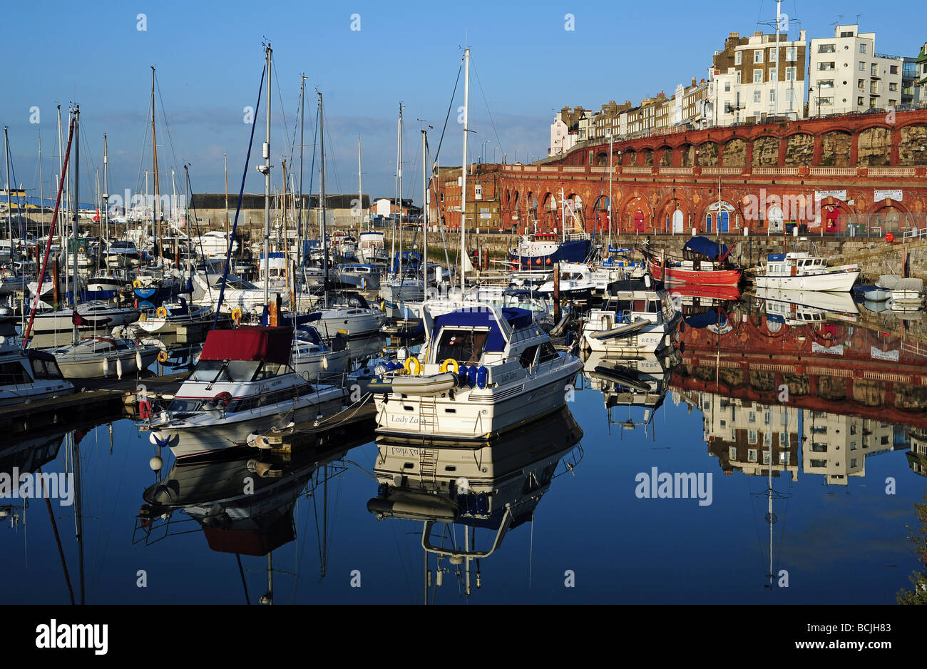 Ramsgate marina thanet kent england uk Stock Photo - Alamy