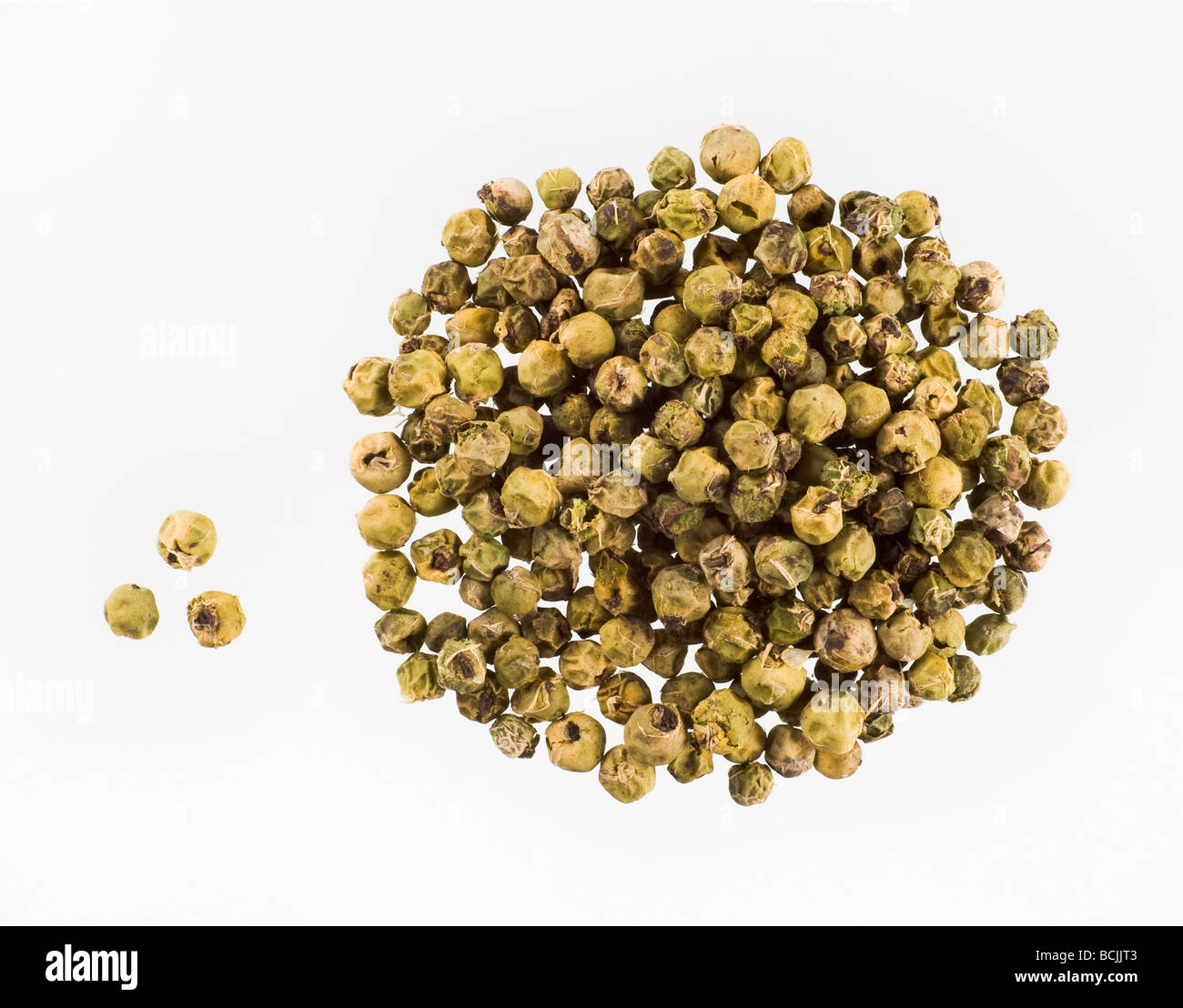 Dried white green pepper Cut Out Stock Images & Pictures - Alamy