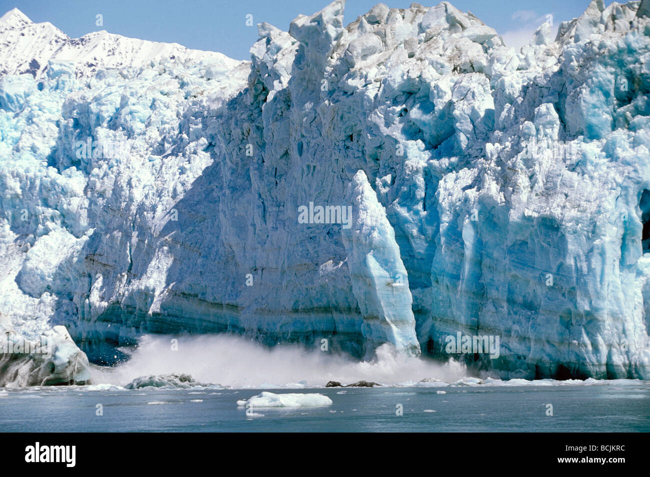 Large Ice Chunk Calves from Face of Hubbard Glacier Southeast Alaska ...
