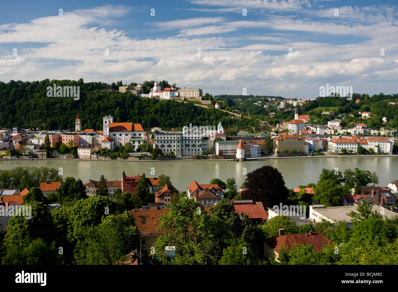Mariahilf monastery river inn passau hi-res stock photography and ...