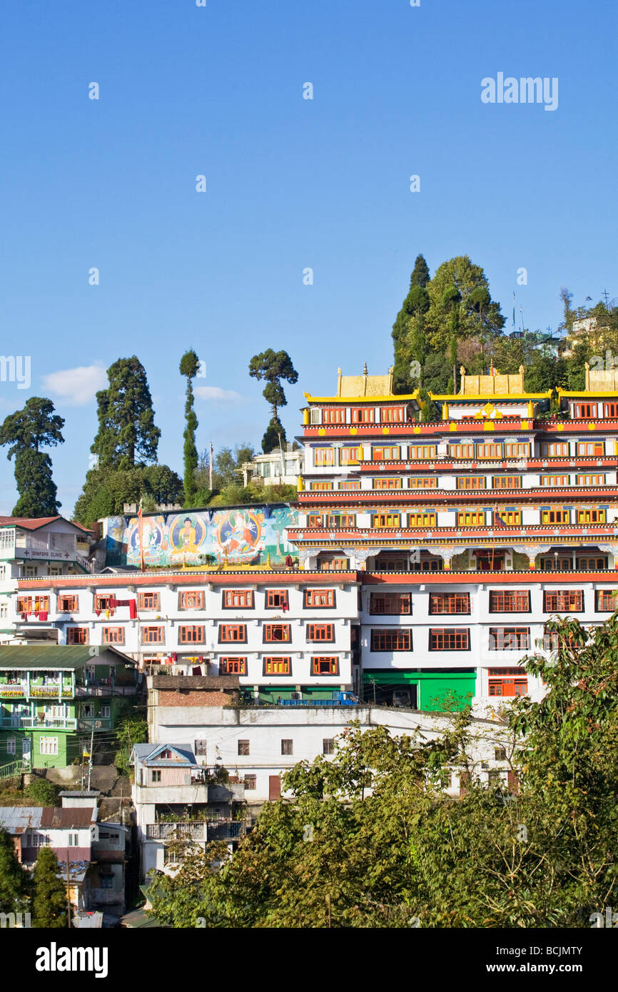 India, West Bengal, Darjeeling, Druk Sangag Choeling Monastery known as ...