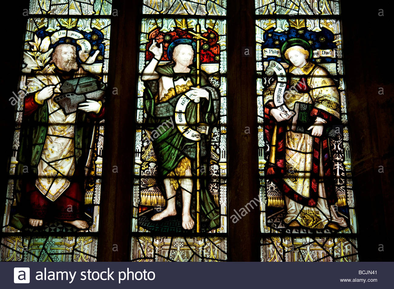 Medieval English Church Stained Glass High Resolution Stock Photography ...