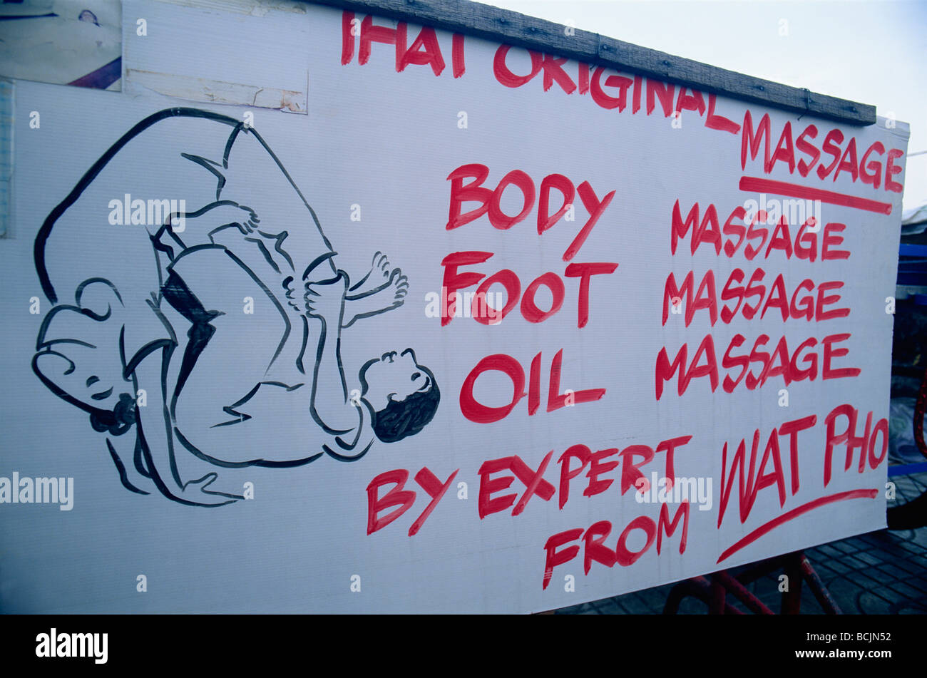 Sign thai traditional massage thailand hi-res stock photography and ...