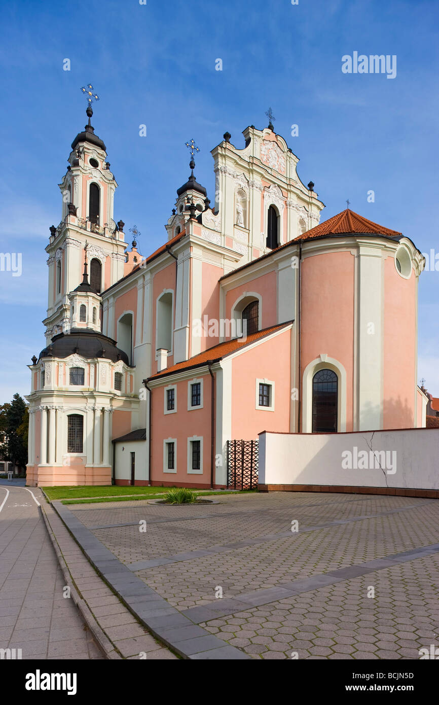 Lithuania, Vilnius, St Catherine's Church and the Benedictine Nunnery ...
