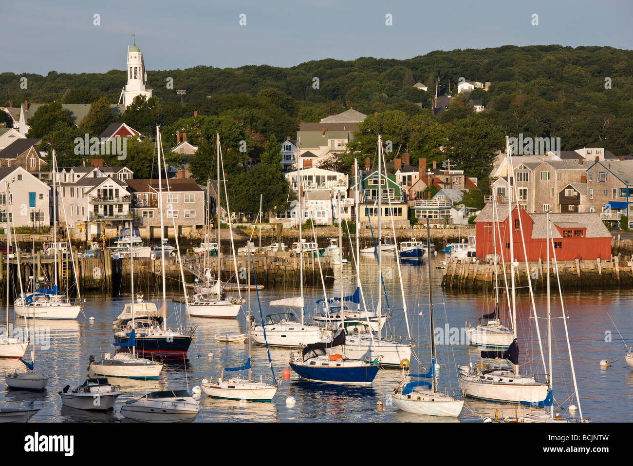 USA, Massachusetts, Cape Ann, Rockport, Harbour View Stock Photo - Alamy