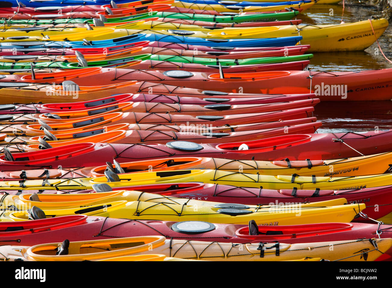 USA, Massachusetts, Cape Ann, Rockport, ocean kayaks Stock Photo - Alamy