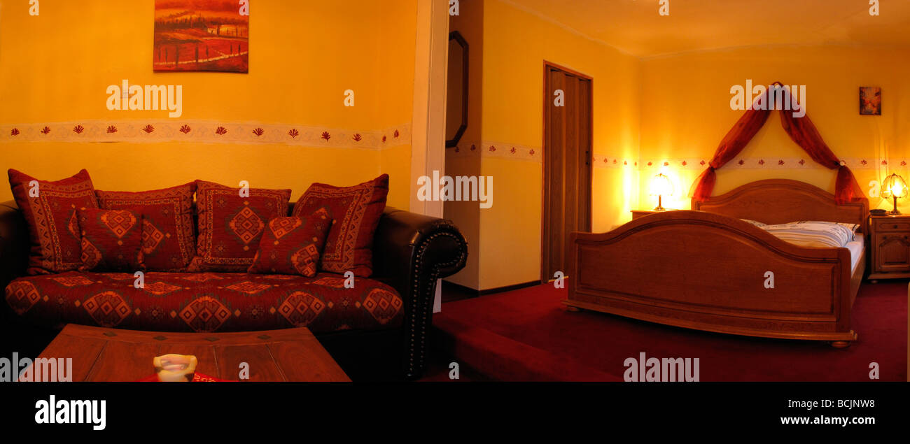 Nostalgic hotel room Germany May 09 Stock Photo - Alamy