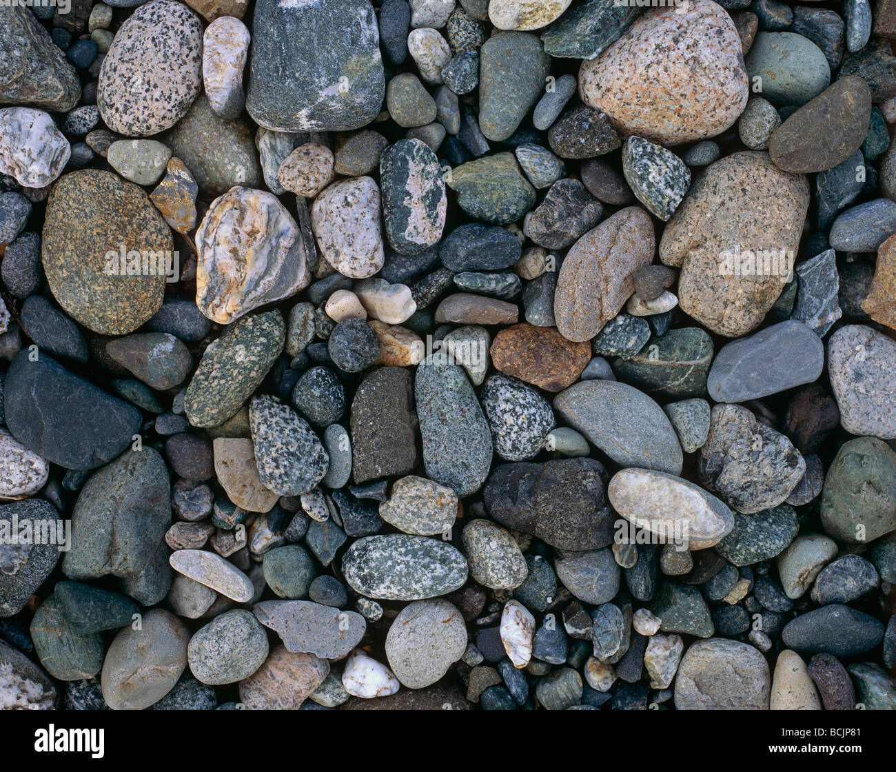 River Rocks Knik River Southcentral Alaska close up Stock Photo - Alamy