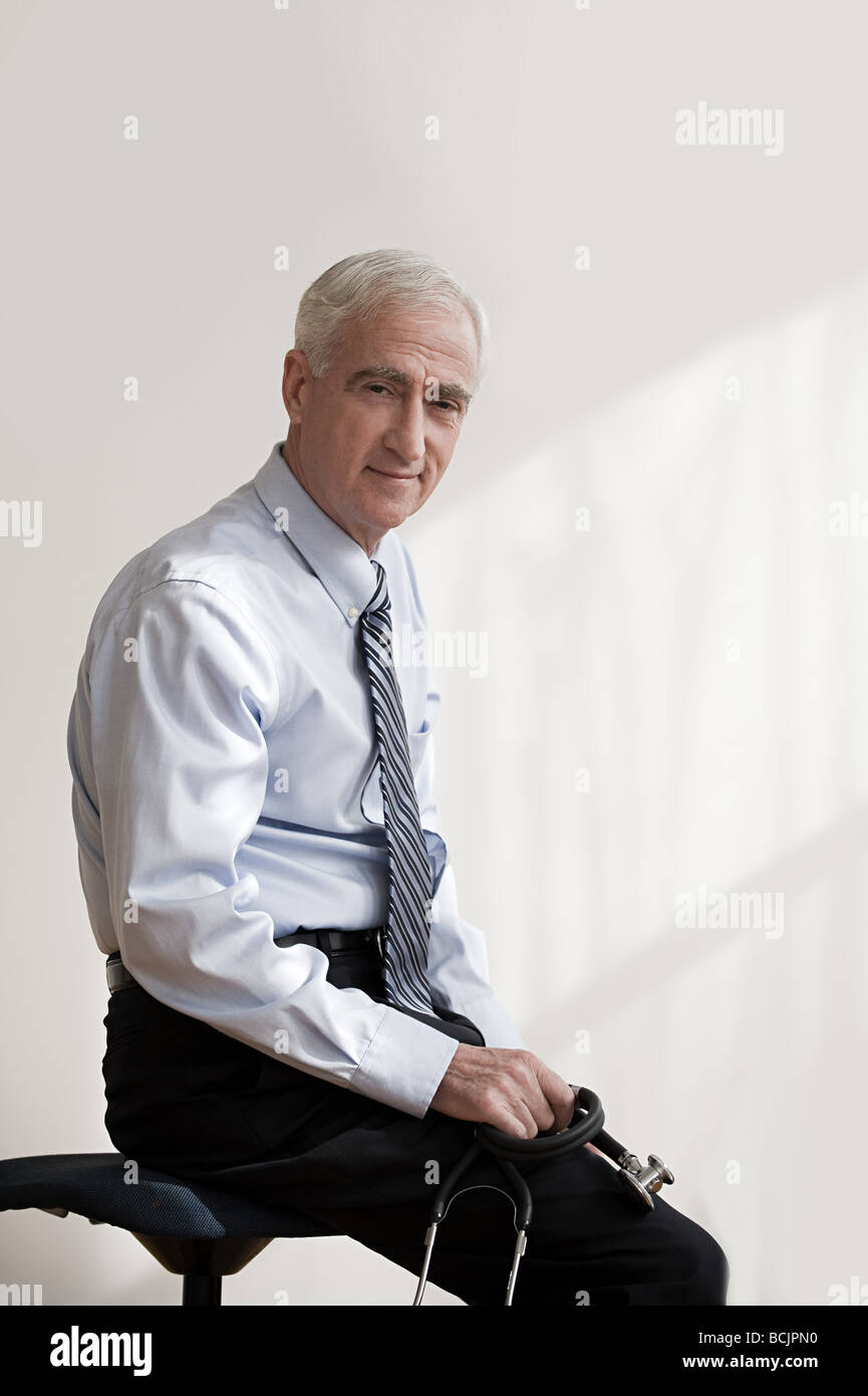 Older men health examination hi-res stock photography and images - Alamy