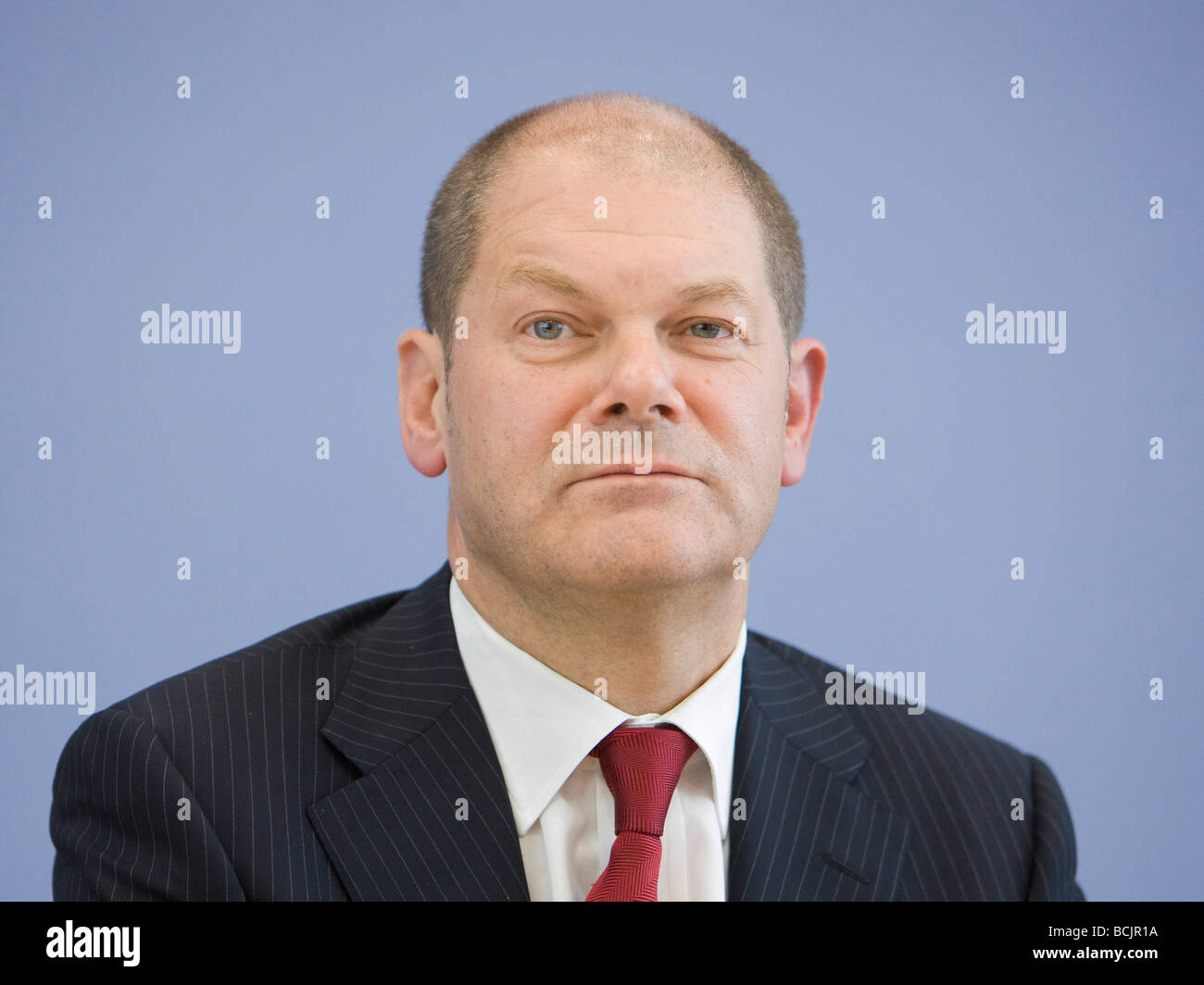 Olaf SCHOLZ SPD Federal Minister of Labour of Germany Berlin Stock ...