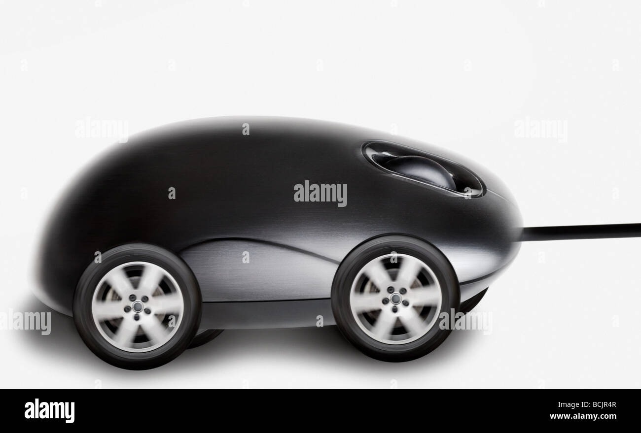 Wheels on a computer mouse Stock Photo - Alamy