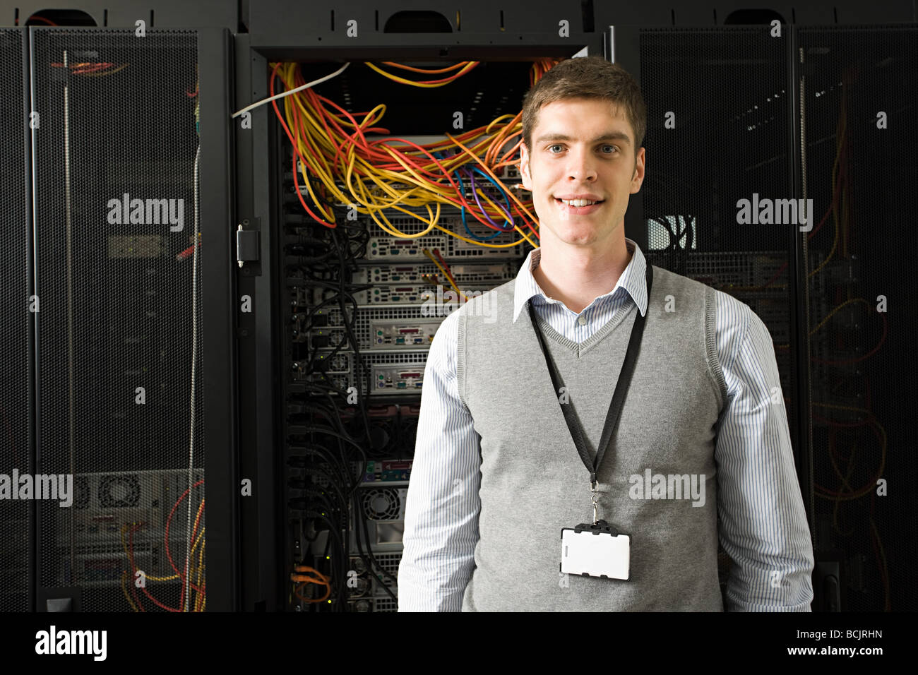 Rack server cabinet standing hi-res stock photography and images - Alamy