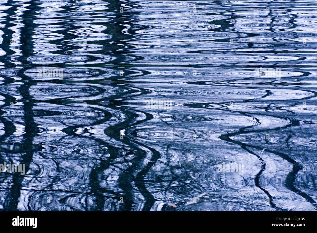 Ripples on a lake Stock Photo - Alamy